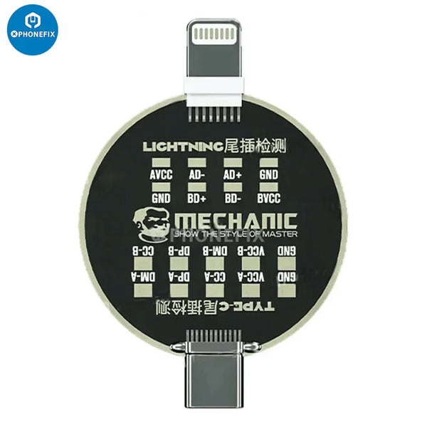 USB Dock Tail Plug Port Test Board for iPhone U2 Micro Ports Testing