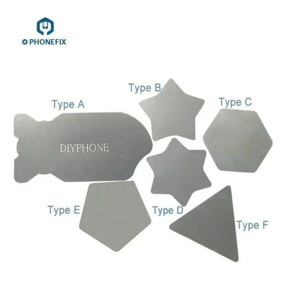 6 Kinds Stainless Steel Pry Tools for Phone LCD Screen Opening