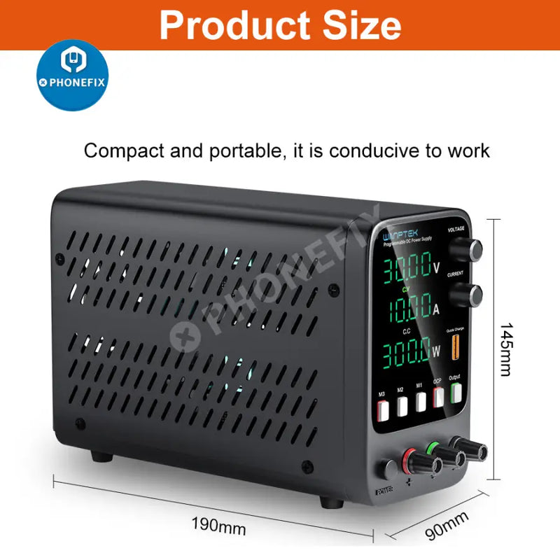 Adjustable Lab Bench Stabilized DC Power Supply Voltage Regulator Swit