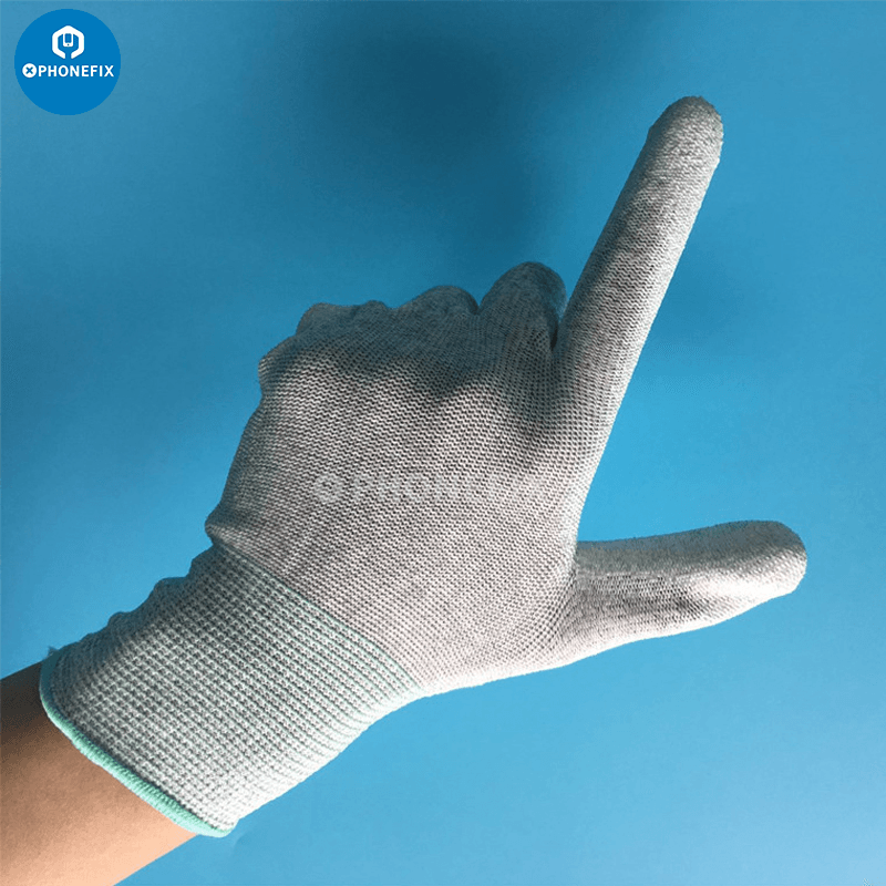 Anti Static Gloves PU Coated ESD Safe Electronic Working Gloves
