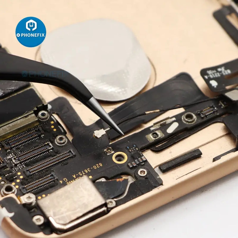 Anti-static Stainless Steel Tweezers Phone Forceps IC Removal Tool