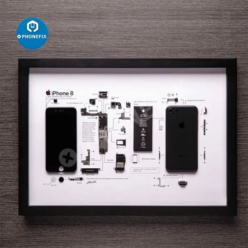 Apple 3D Disassemble Photo Frame For Old iphone Collections Framed