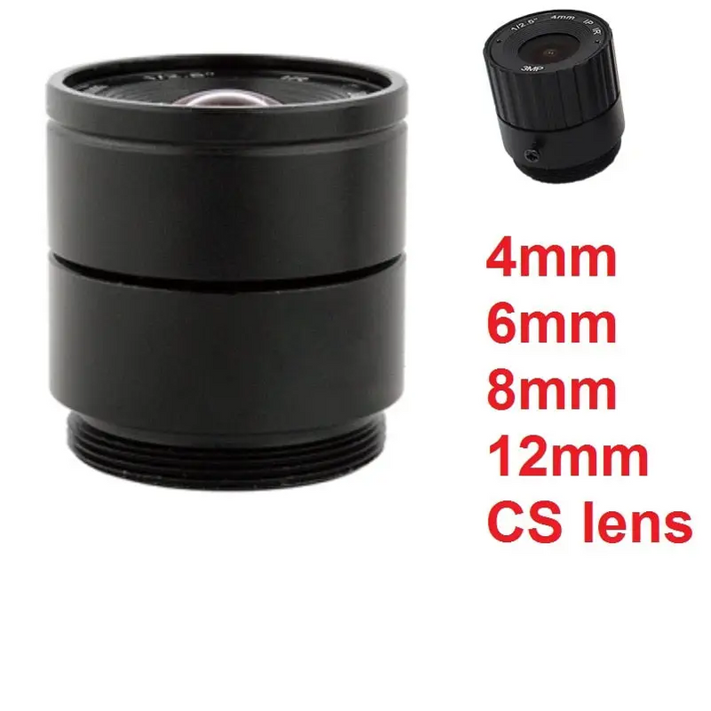 CS Mount Fixed Focus len CCTV Manual Zoom USB Cameras Lens