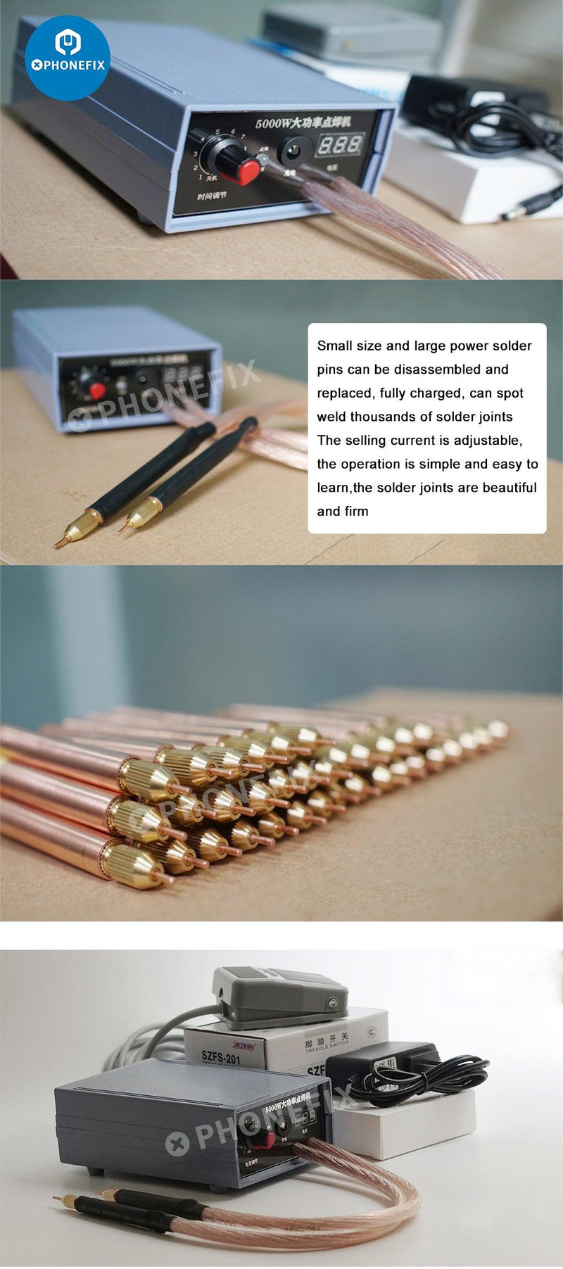 DH20Pro Portable Spot Soldering Machine With Quick Release Pen