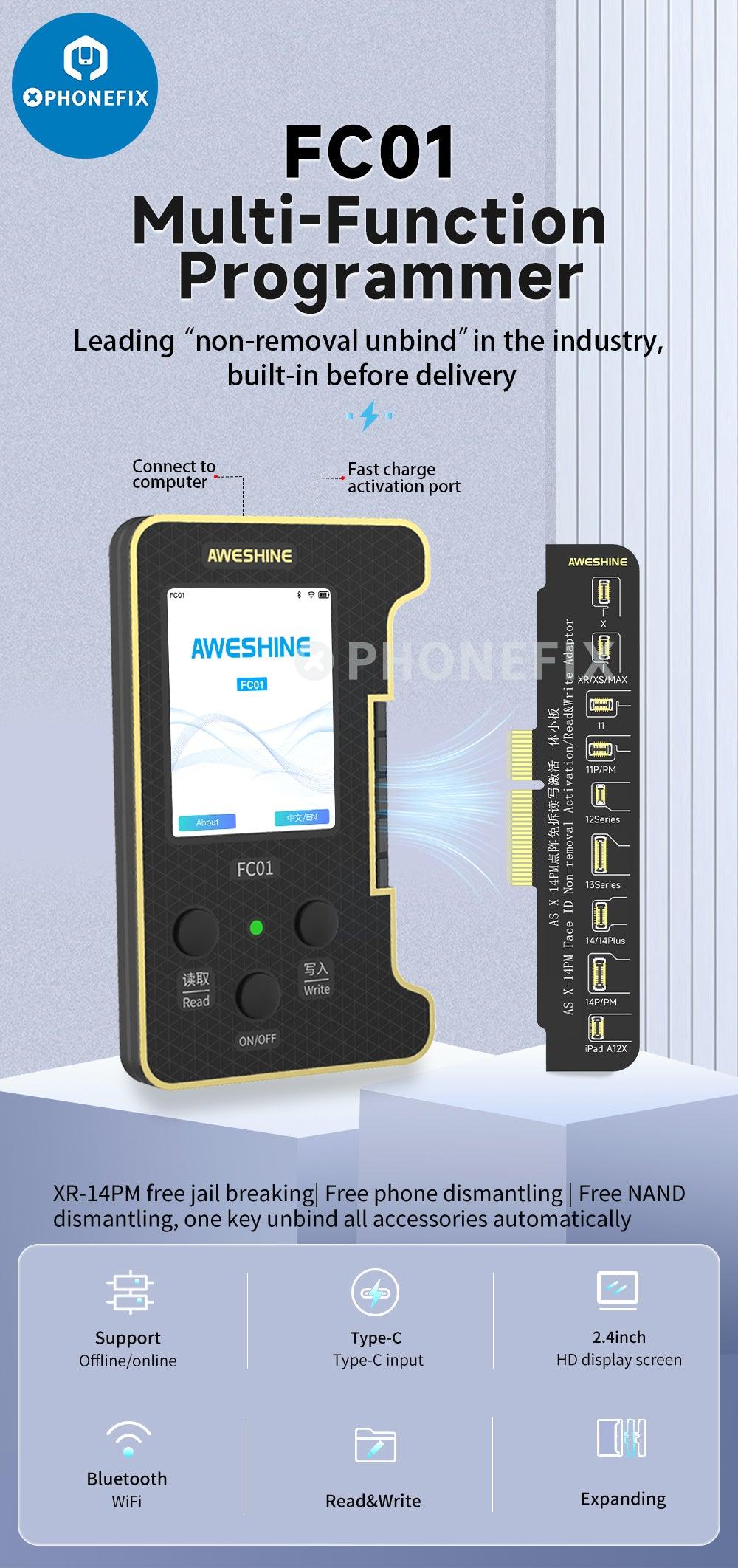 FC01 Face ID Dot Matrix Battery Activation Programmer For iPhone