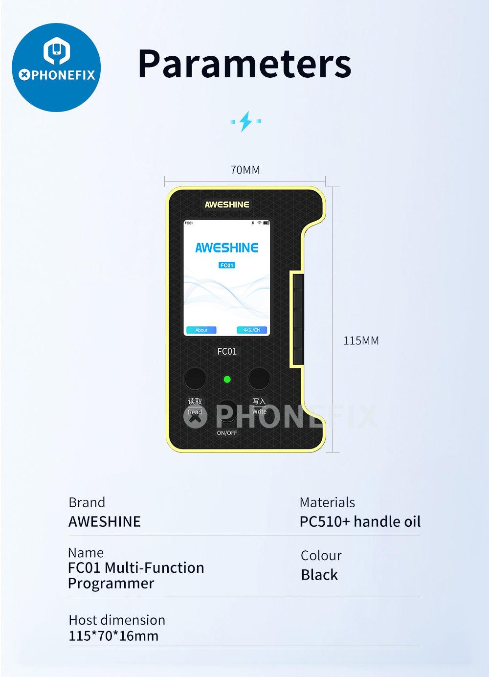 FC01 Face ID Dot Matrix Battery Activation Programmer For iPhone