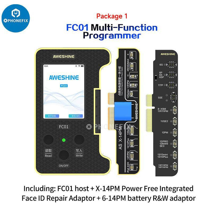 FC01 Face ID Dot Matrix Battery Activation Programmer For iPhone