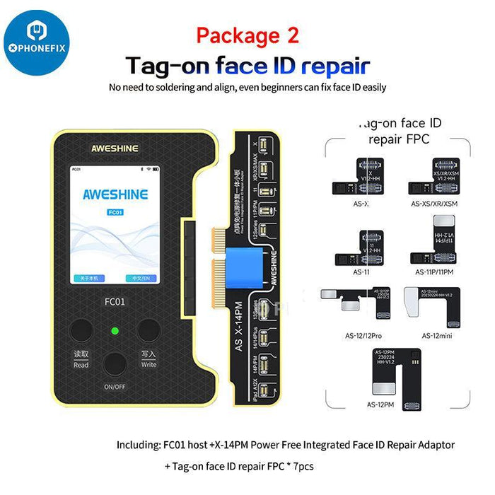 FC01 Face ID Dot Matrix Battery Activation Programmer For iPhone