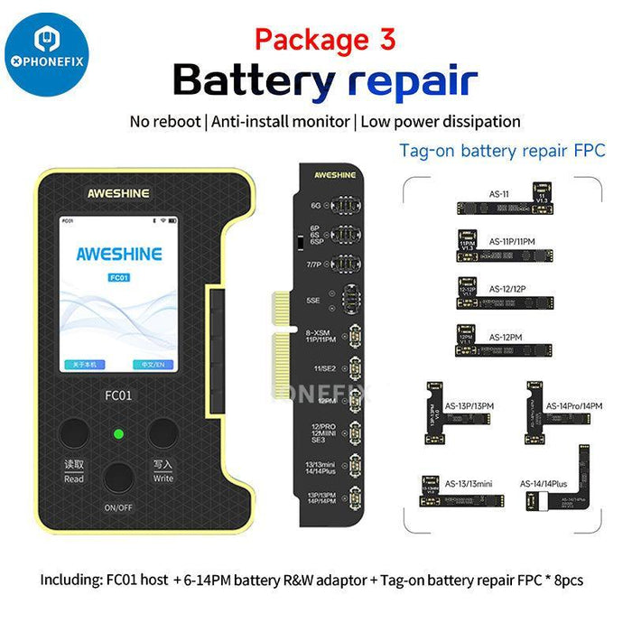 FC01 Face ID Dot Matrix Battery Activation Programmer For iPhone