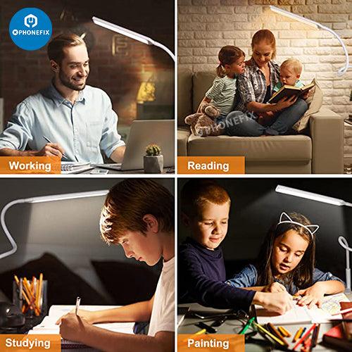 Flexible LED Desk Lamp With 3 Lightning Modes For Phone Repair
