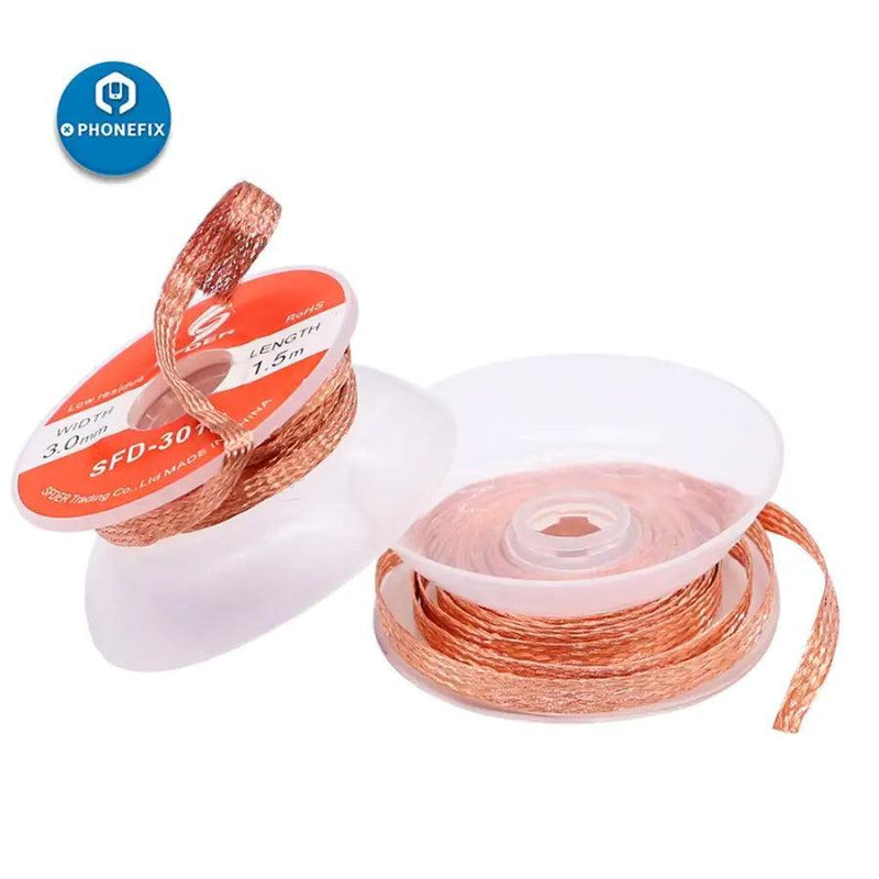 Flux Desoldering Braid Solder Remover Pure Copper Absorption Wire