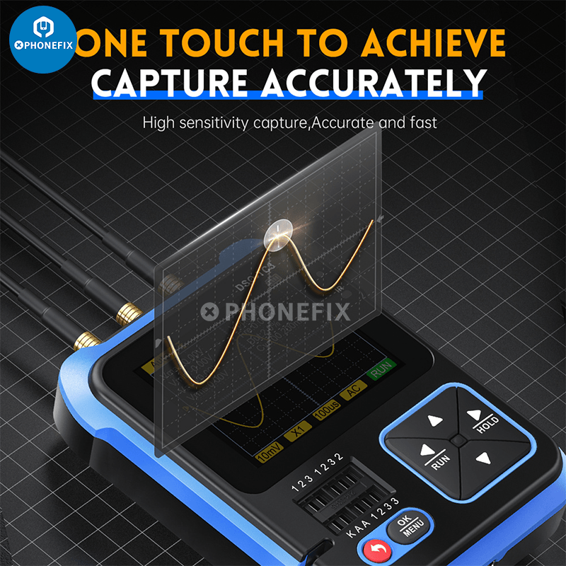 FNIRSI DSO-TC3 Digital Oscilloscope Diode LCR Transistor Tester