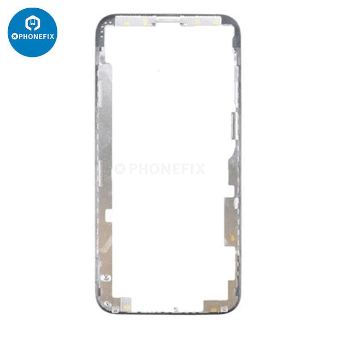 Front Screen Bezel Frame For iPhone 8-16 Pro Max