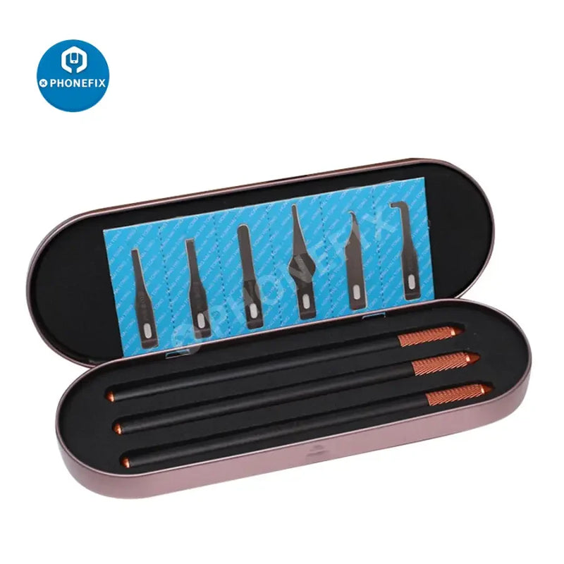 HONG HAI TONG Blade Handle Set For Phone CPU IC Glue Removing