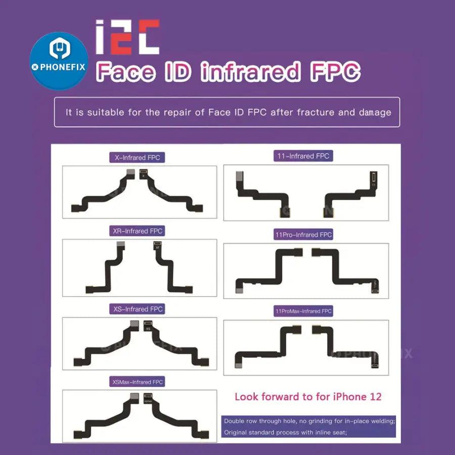 i2C InFrared FPC Face ID Flex Cable For iPhone X-11 Pro Max Repair