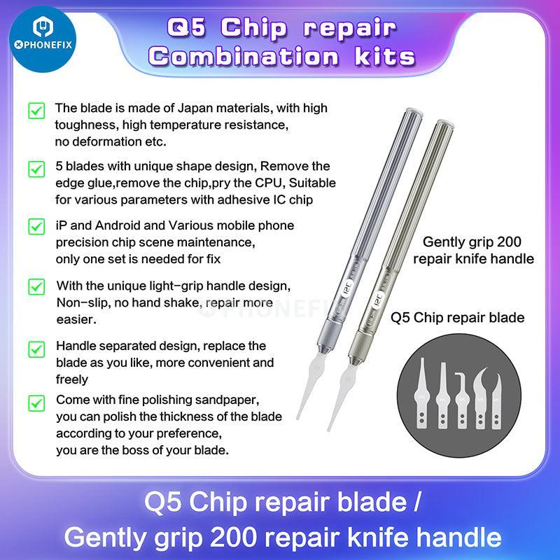 i2C Q5 Blade Kits Motherboard CPU Chip Pry Scraper Knife