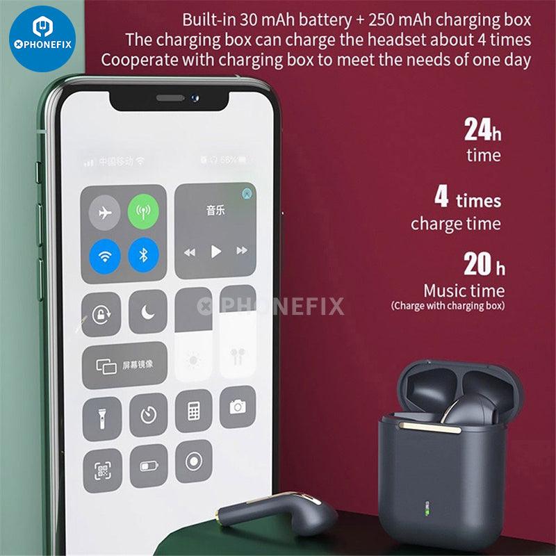 J18 TWS Wireless Bluetooth Headphones Stereo Earbuds Earphones