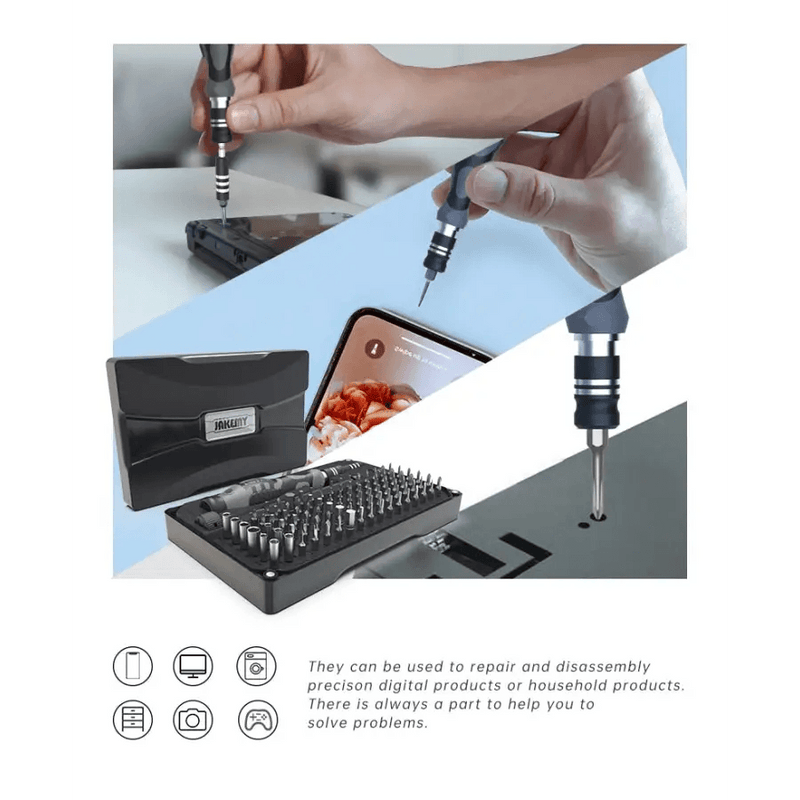 JAKEMY 106 IN 1 Precision Screwdriver Set Magnetic Screw Driver Tools