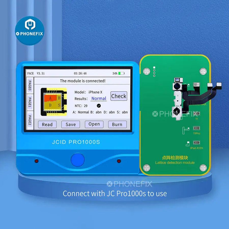 JC V1S Pro Dot Matrix Lattice Test Module For iPhone Face ID