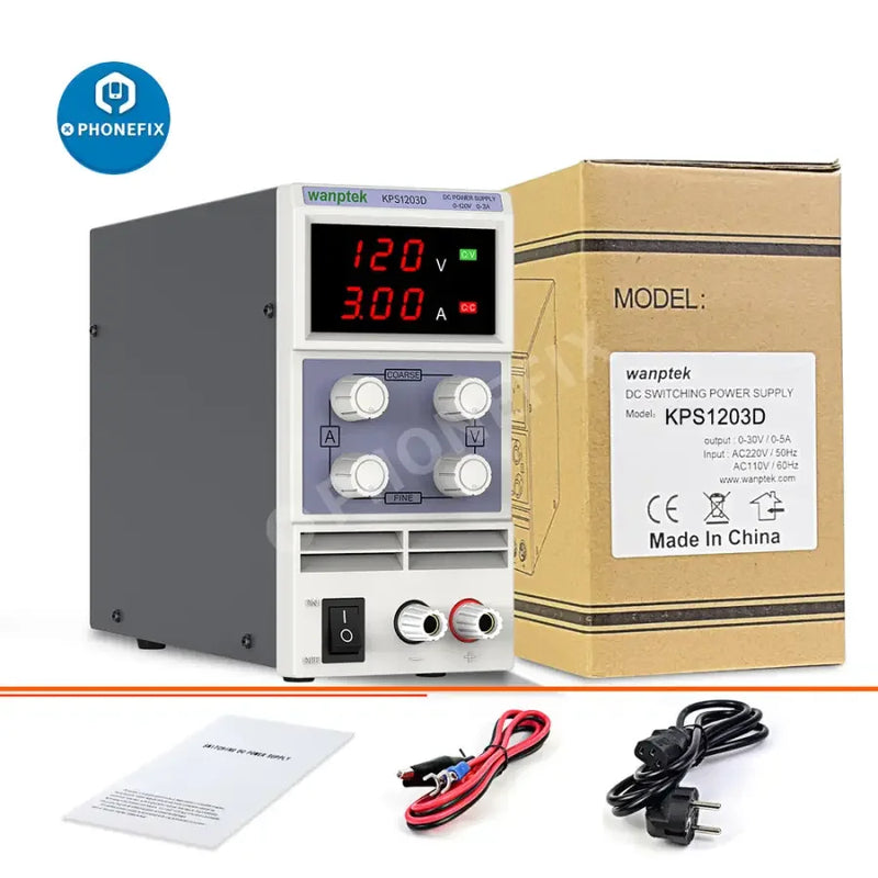 LED Lab Power Source Stabilized DC Power Supply Voltage Regulator Swit