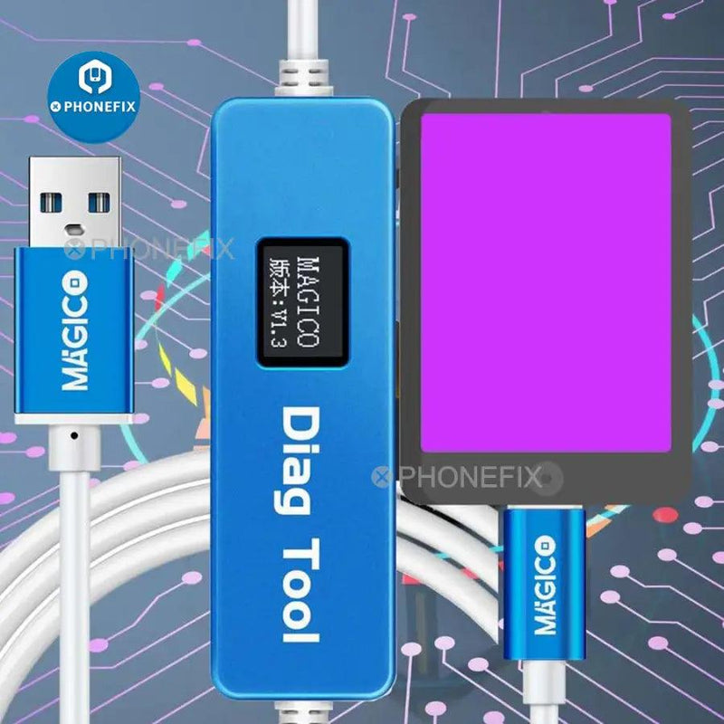 Magico Diag Tool DFU Purple Box with DCSD Cable Automatic Purple Mode