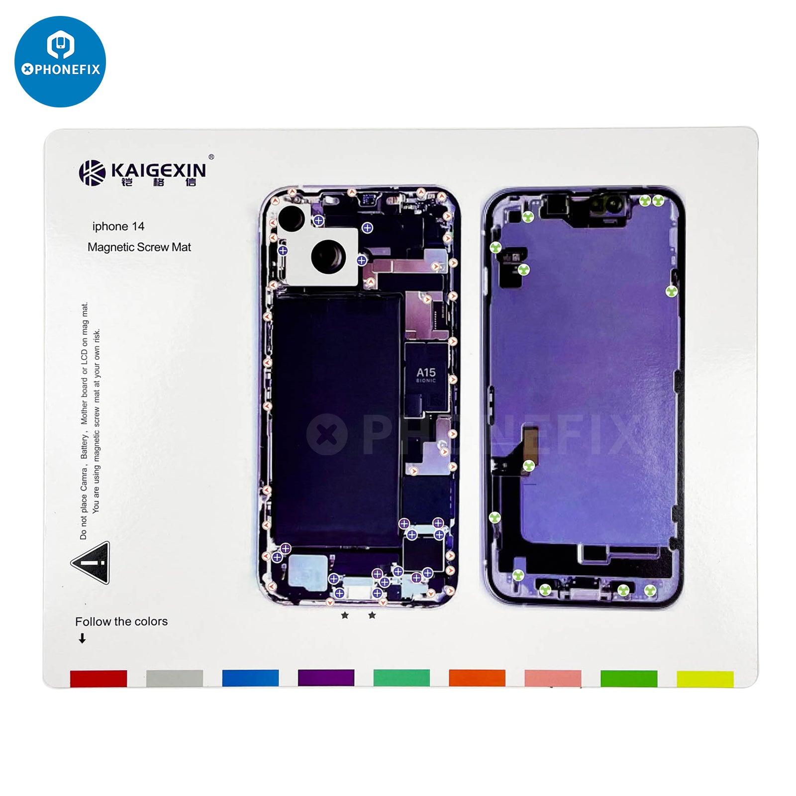 Magnetic Screw Mat for iPhone 6-15 pro max Disassembly Guide Pad