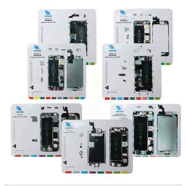 Magnetic Screw Mat for iPhone 6-15 pro max Disassembly Guide Pad