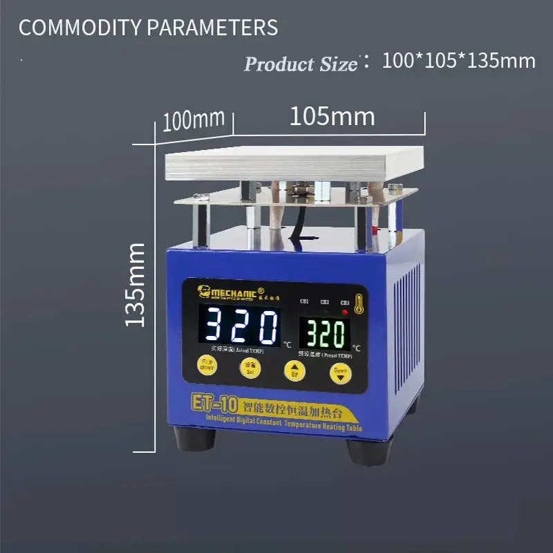 MECHANIC ET-10 Digital Constant Temperature Heating Table