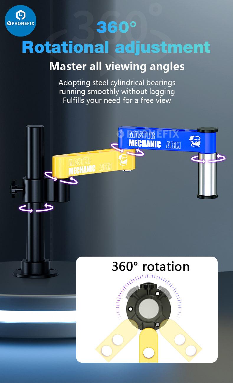 MECHANIC M2 M3 Microscope Swing Arm Aluminum Alloy Bracket