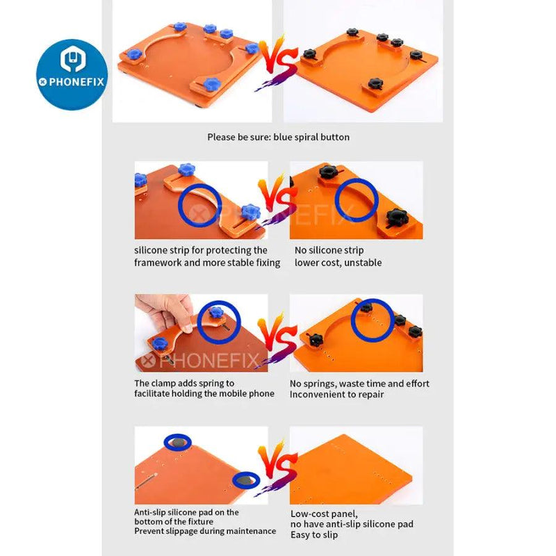 MECHANIC Spring Fixture Holder Phone LCD Screen Positioning Jig