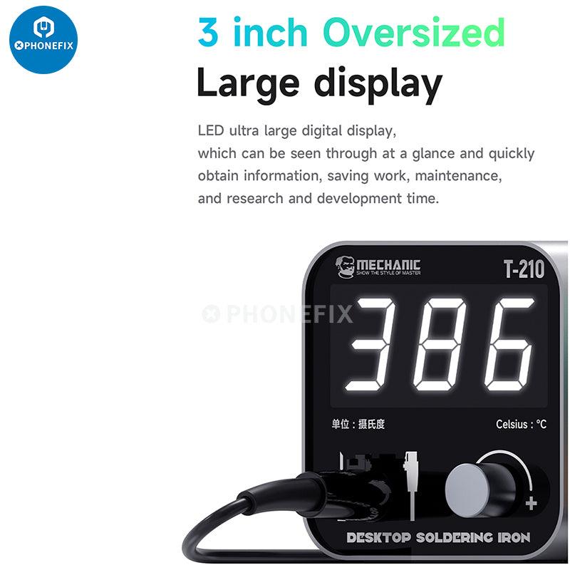 Mechanic T-210 Intelligent Desktop Soldering Iron Welding Station