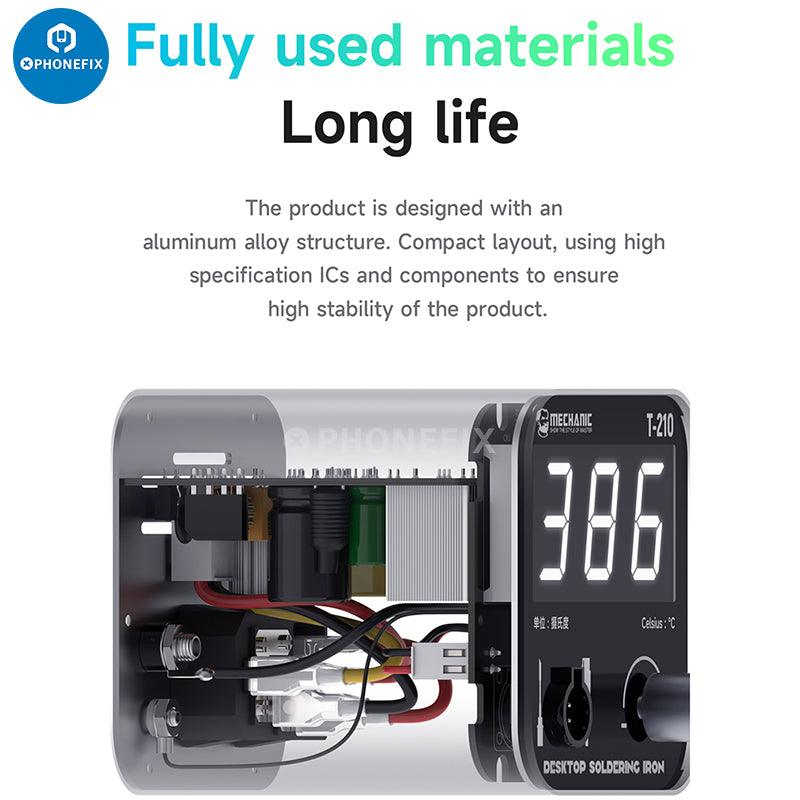 Mechanic T-210 Intelligent Desktop Soldering Iron Welding Station