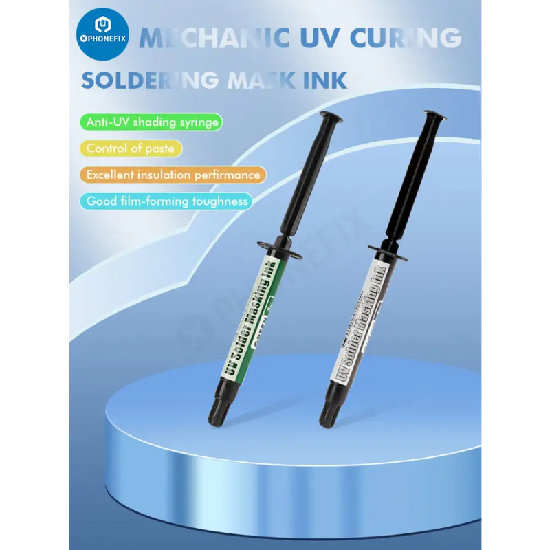 MECHANIC UV Light Curing BGA PCB Solder Mask Ink Black/Green