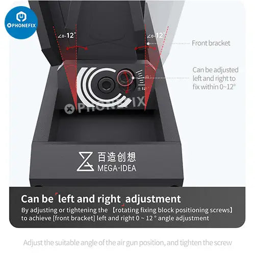 Mega-Idea Adjustable Angle Air Gun Holder Double Station