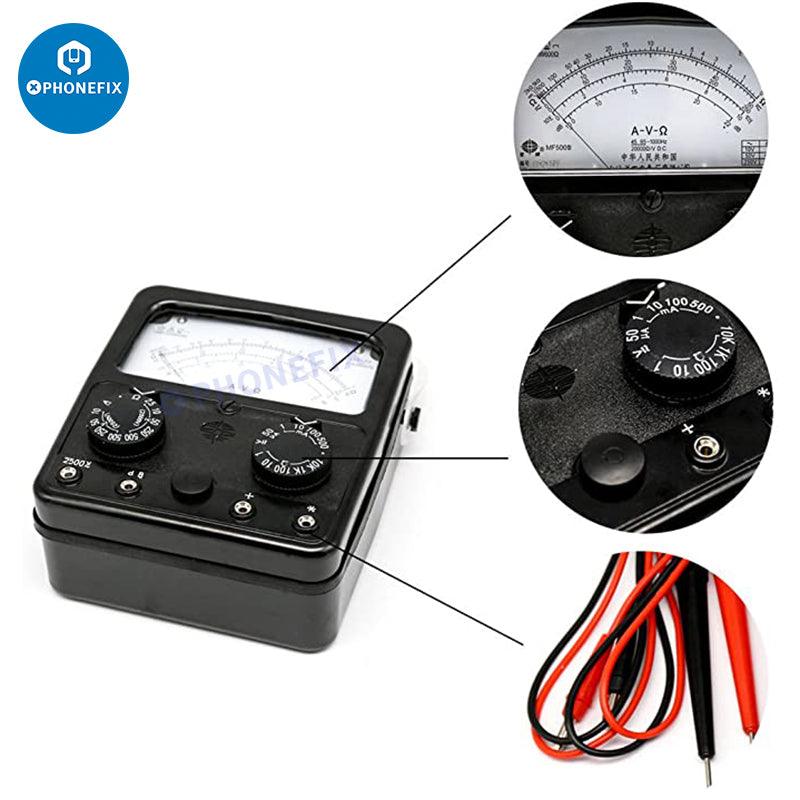 MF500 High Precision Multimeter AC DC Resistance Tester Meter