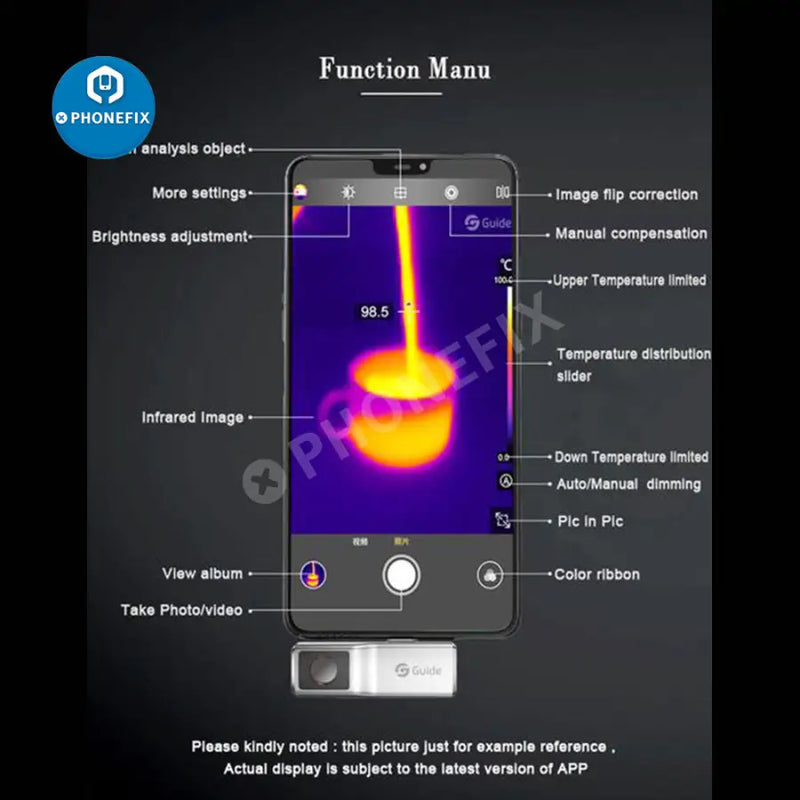 MobIR Air Thermal Imaging Camera For Smartphone Android / IOS
