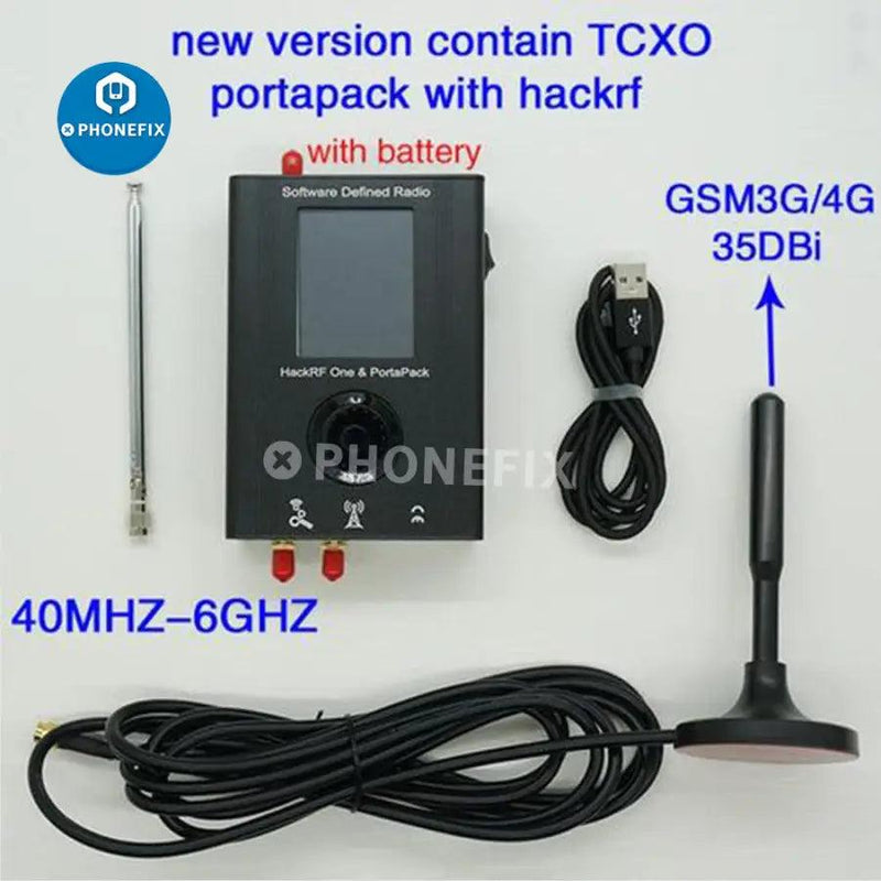 Portapack Mayhem Firmware Flashed HackRF 1MHz-6GHz SDR TXCO