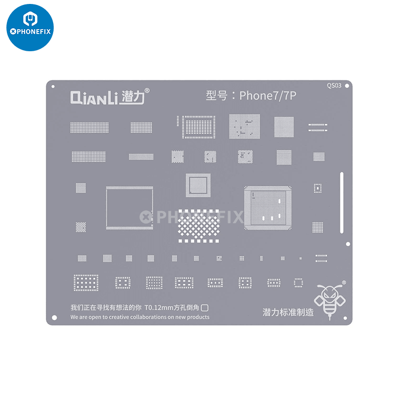 QianLi Bumblebee BGA Reballing Stencils For iPhone 6-15 Pro Max