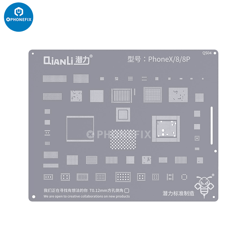 QianLi Bumblebee BGA Reballing Stencils For iPhone 6-15 Pro Max