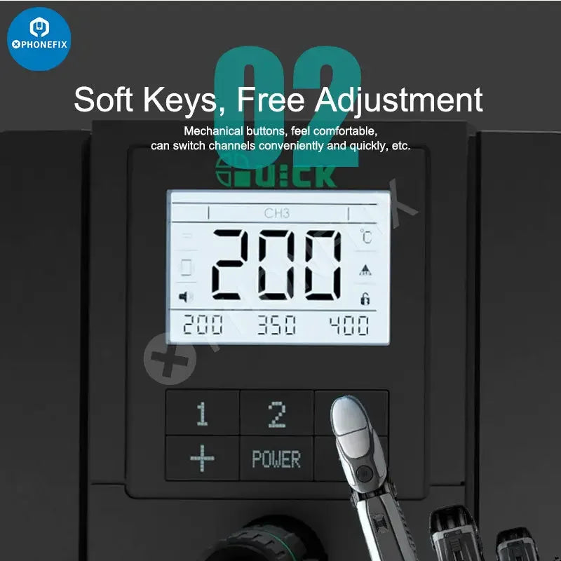 Quick Q8 Electric Intelligent Precision Soldering Iron Station