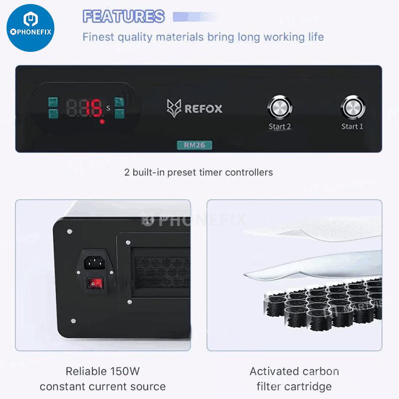 Refox RM26 RM22 UV Curing Lamp Box OCA Glue Quick Drying Tool