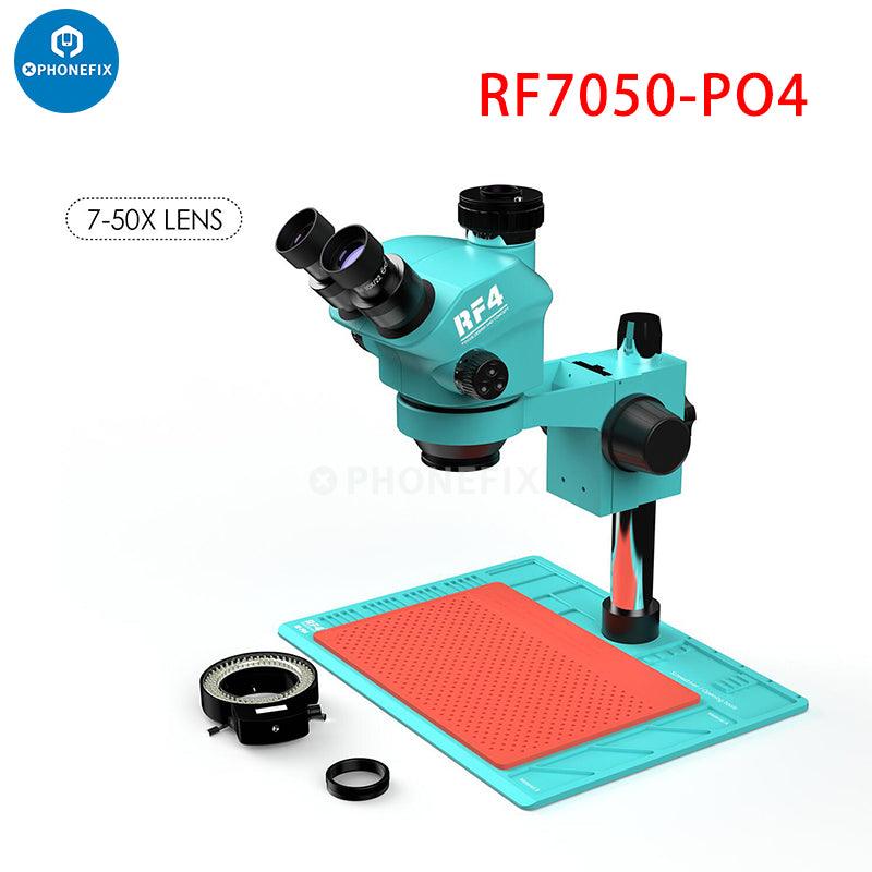 RF-6565 7050 Trinocular Microscope With 4K Ultra HD Camera