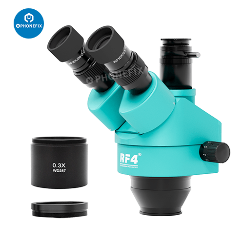 RF4 Simul-Focal Trinocular Zoom Stereo Microscope Head Barlow Lens