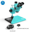 RF7050Pro 7-50X Zoom Trinocular Stereo Microscope With Alloy Base