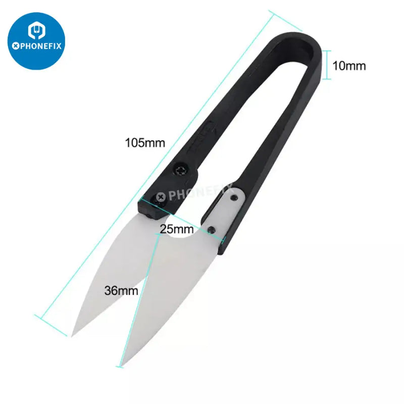 RL-102 Insulated Ceramic Scissors U-shaped Cutting Tool