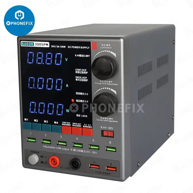 SUGON 3005PM 30V 5A DC Power Supply 4-Digit Display