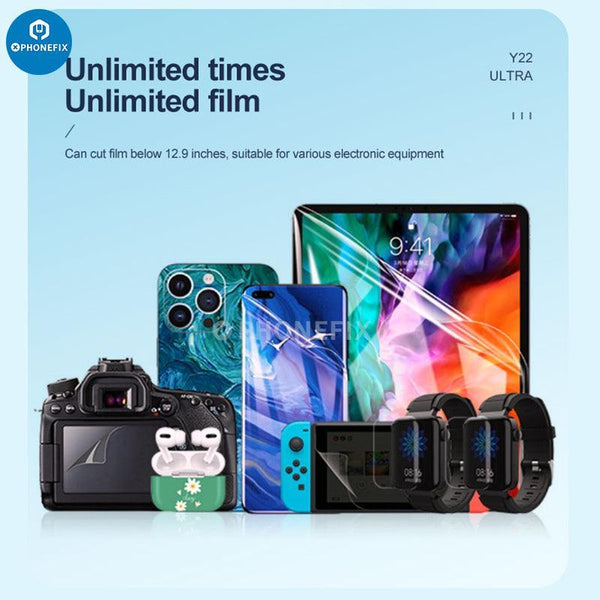 Sunshine Y22 Ultra Unlimited Film Cutting Machine Screen Protector Cut