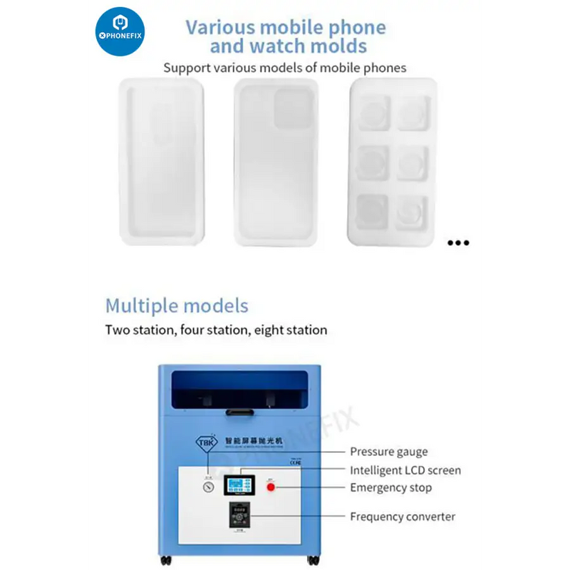 TBK938 Screen Grinding Polishing Machine For Removing LCD Scratch
