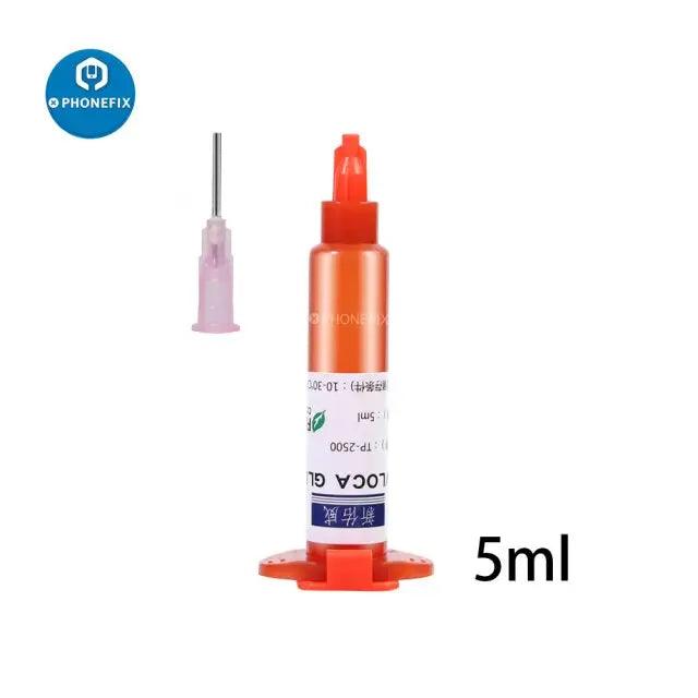 TP-2500 LOCA UV Glue Liquid Optical Clear Adhesive For Phone Screen Re