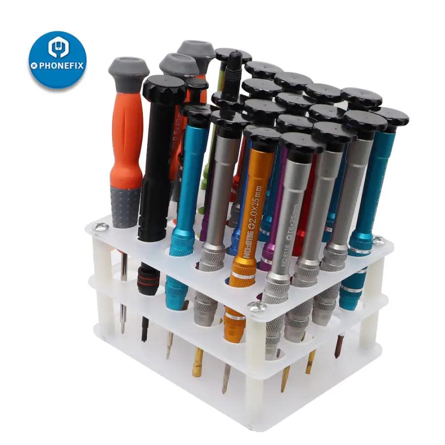 Transparent Acrylic Screwdriver Storage Rack Repair Asistant Tool